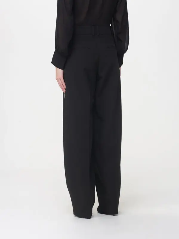 Patrizia Pepe Crepe Wide Leg Trousers