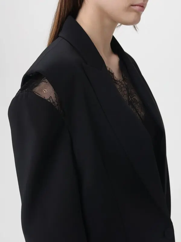 Patrizia Pepe Single Breasted Jacket - Black