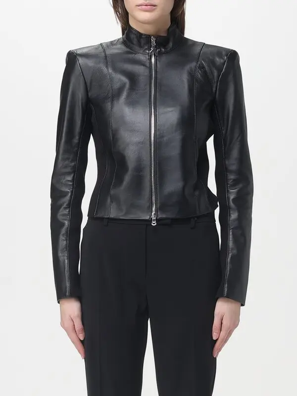 Patrizia Pepe Leather Biker Jacket