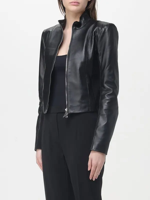 Patrizia Pepe Leather Biker Jacket