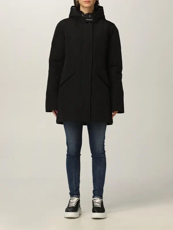 Woolrich Hooded Parka - Black