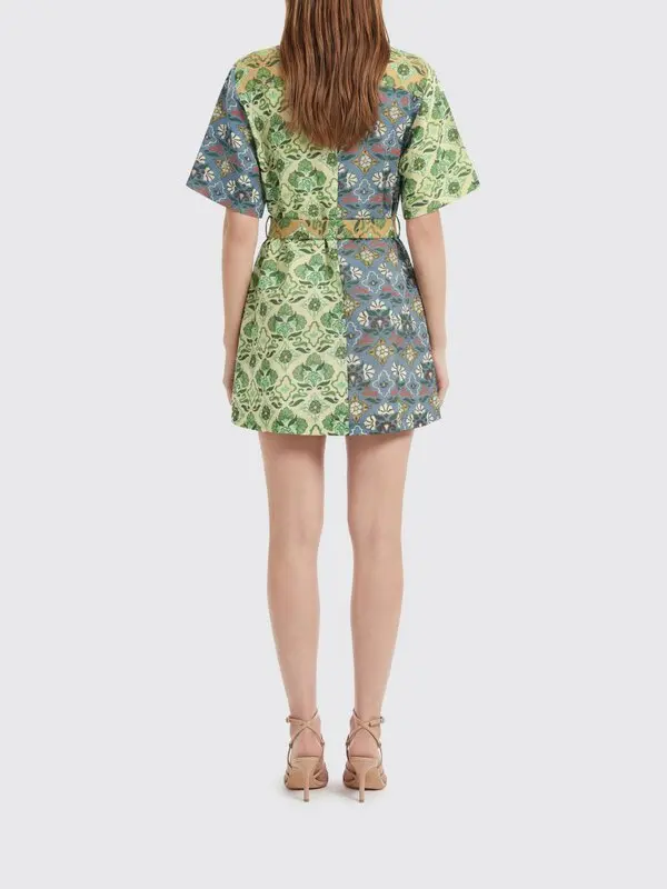 ALEMAIS Printed Shirt Dress