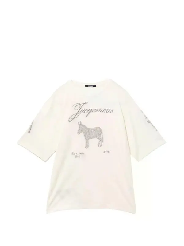 Jacquemus The Ane T-shirt - Neutrals