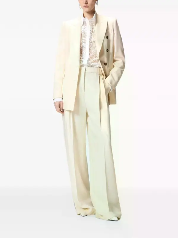 Pinko Pleated Wide-leg Trousers - Neutrals
