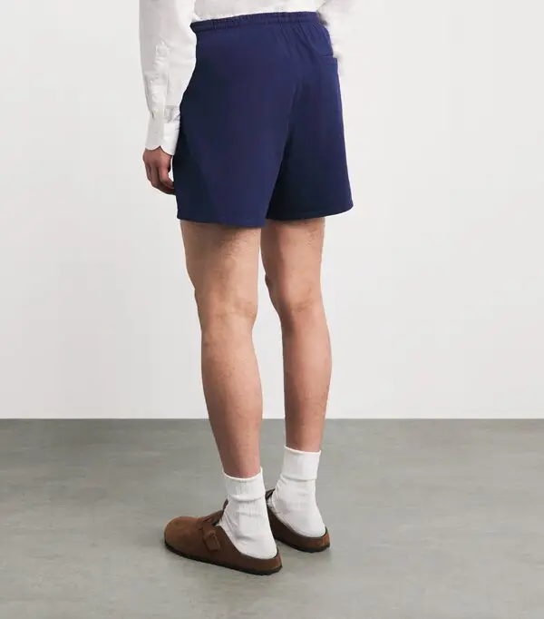Polo Ralph Lauren Cotton Drawstring Logo Shorts - Navy