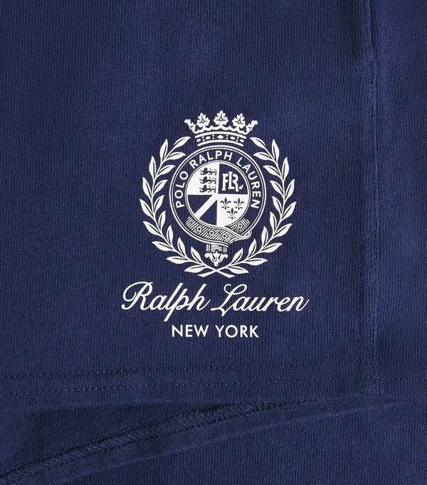 Polo Ralph Lauren Cotton Drawstring Logo Shorts - Navy