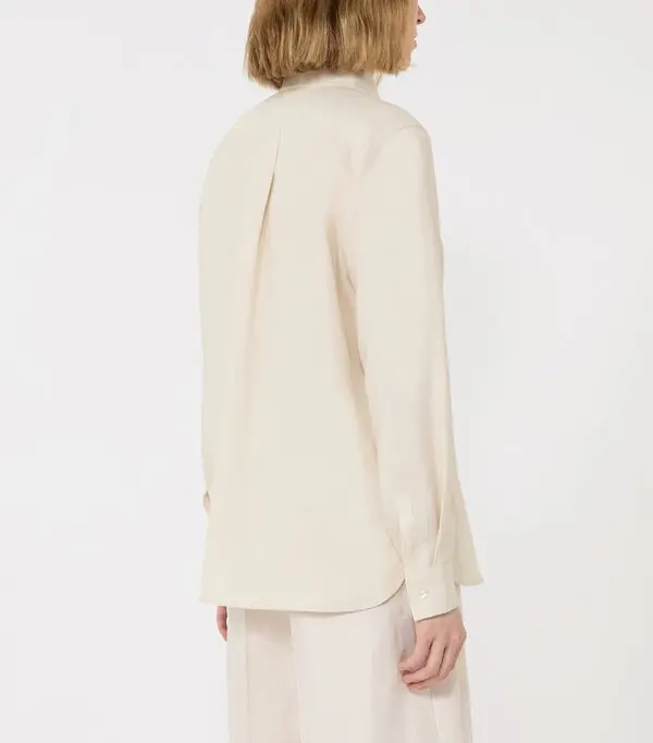 Max Mara Linen Button-down Shirt - Beige