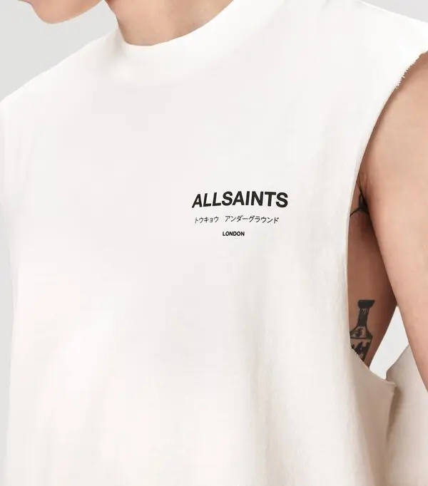 ALLSAINTS Organic Cotton Sleeveless Underground T-shirt