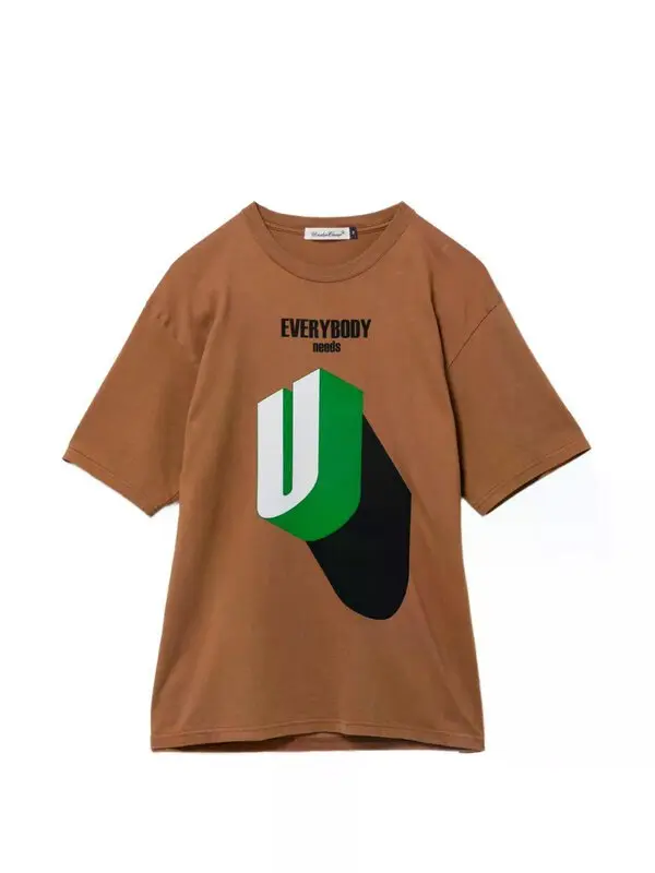 Undercover Graphic T-shirt - Brown