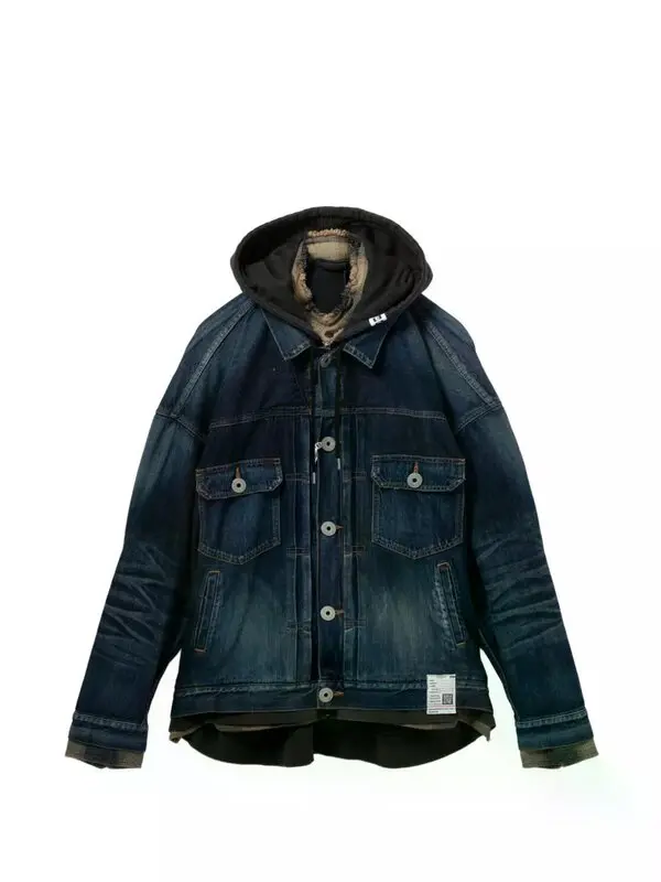 Mihara Yasuhiro Hooded Denim Jacket