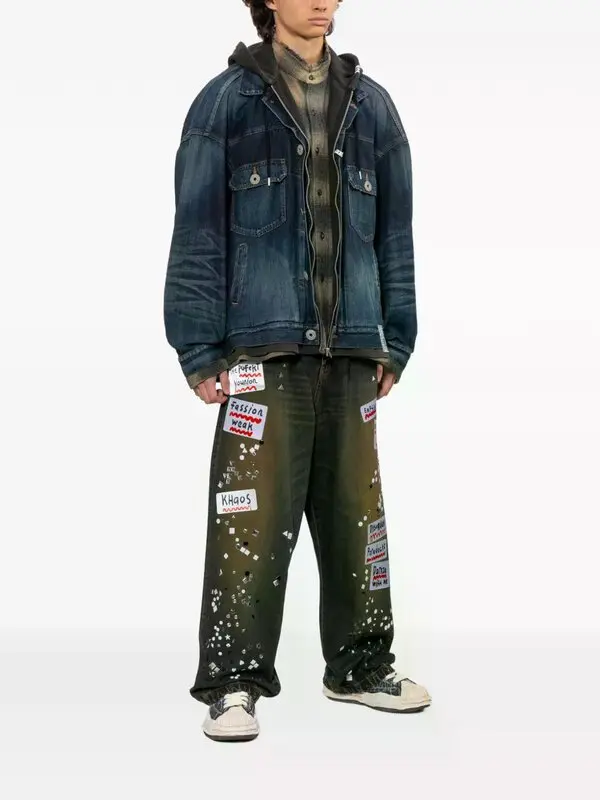 Mihara Yasuhiro Hooded Denim Jacket