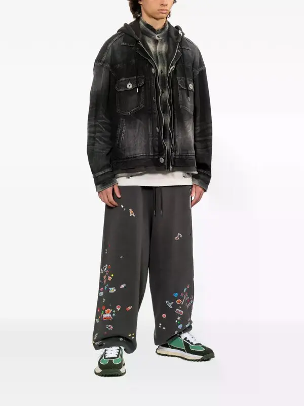 Mihara Yasuhiro Graphic Drawstring Trousers