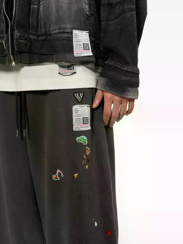 Mihara Yasuhiro Graphic Drawstring Trousers