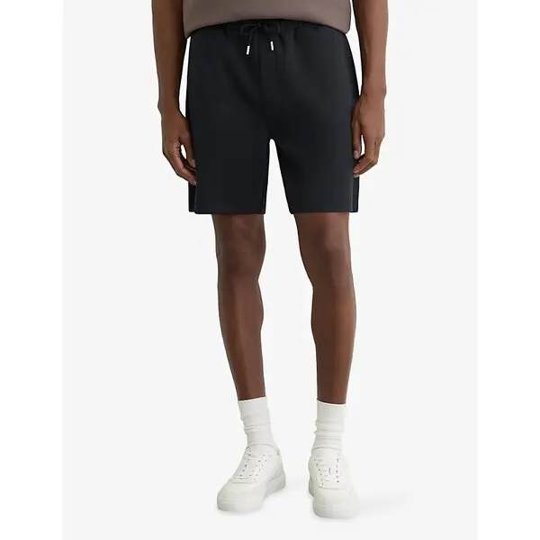 REISS Drawstring-waist Stretch-woven Shorts