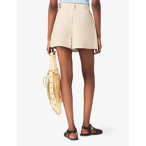 Maje Side-pocket Cotton Skort