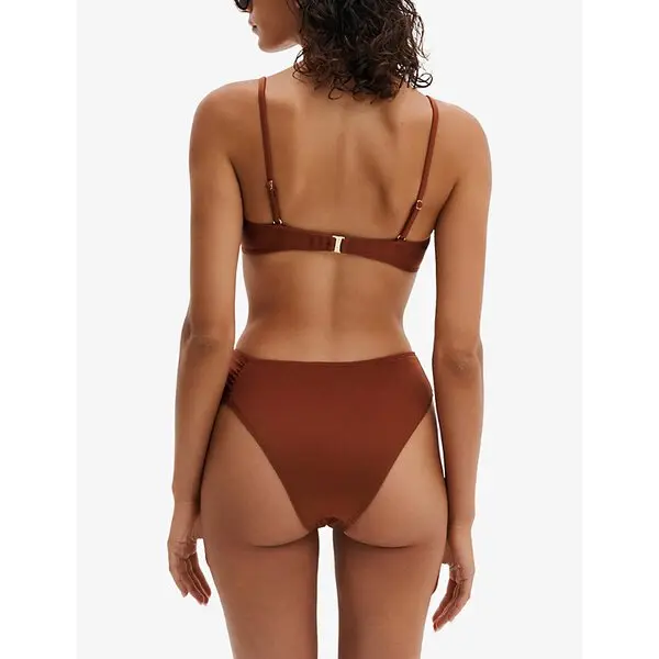 MALINA Draped Bikini Top