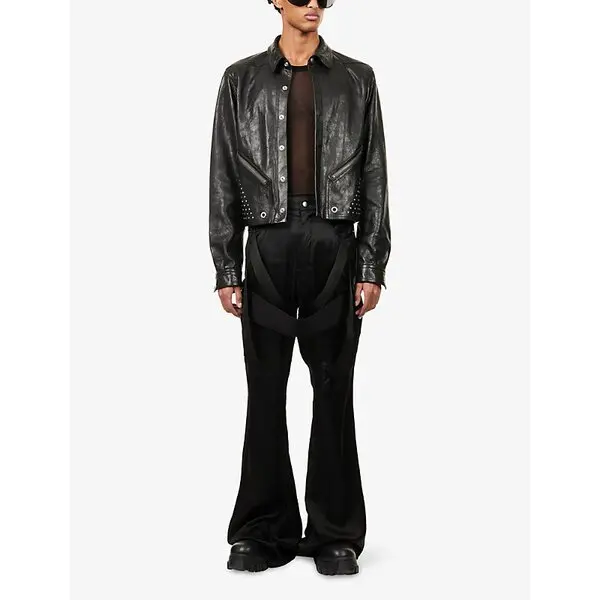 Rick Owens Studded Leather Jacket