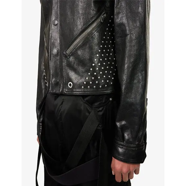 Rick Owens Studded Leather Jacket