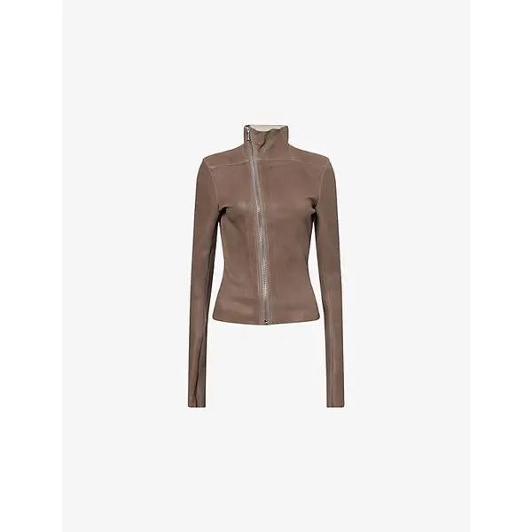 Rick Owens Gary Slim Leather Jacket