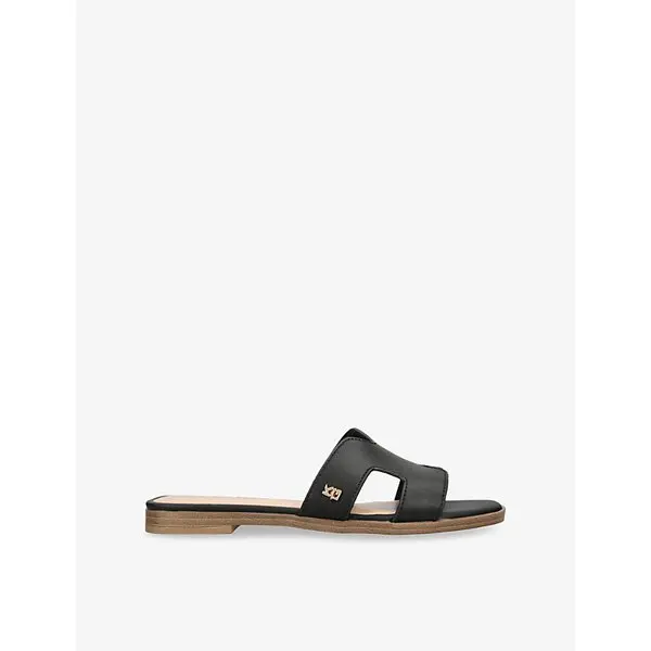 Kurt Geiger Raven Faux-leather Sandals - Black