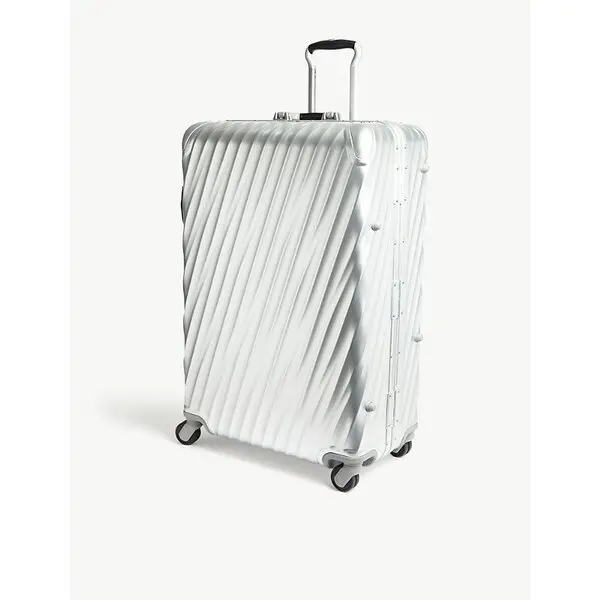Tumi Aluminum Extended Trip Suitcase - Silver