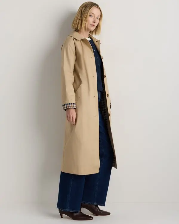 Quince Comfort Stretch Mac Coat