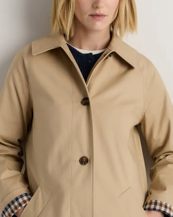 Quince Comfort Stretch Mac Coat