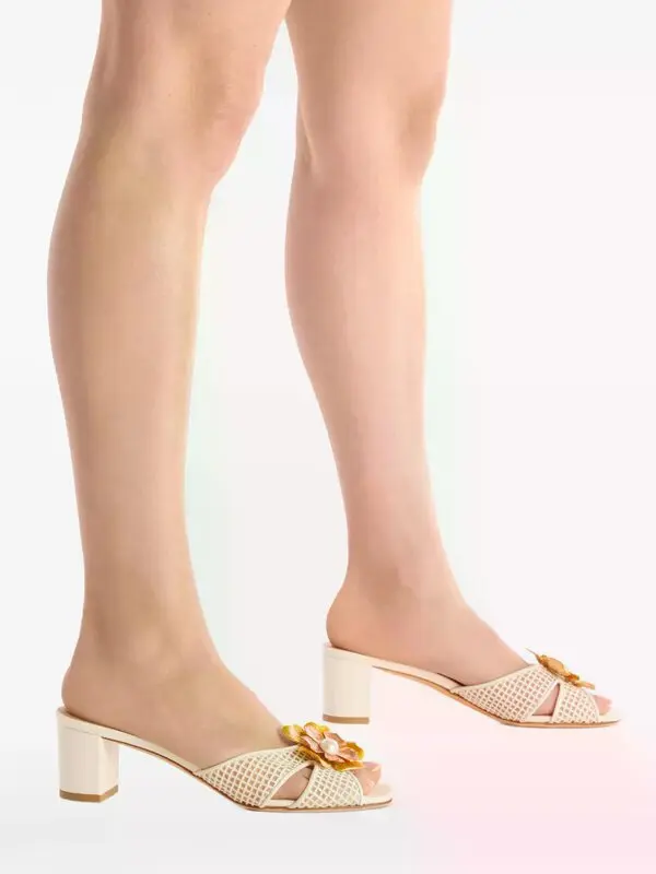 MALONE SOULIERS Suri Floral-detail Sandals