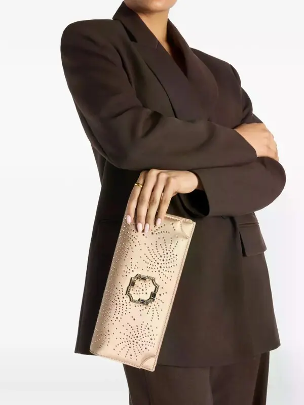 MALONE SOULIERS Vivien Clutch - Neutrals