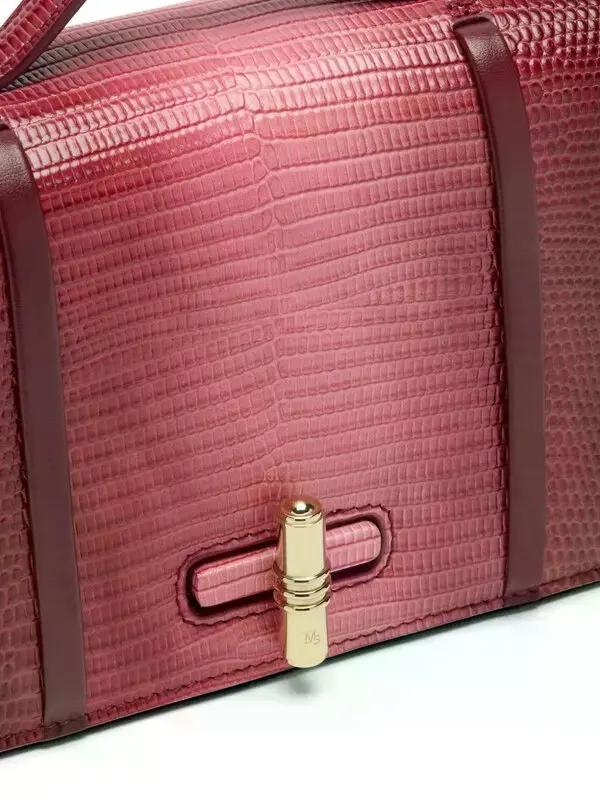 MALONE SOULIERS Embossed Leather Top Handle Bag