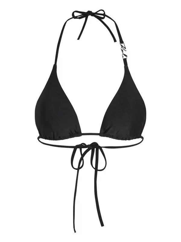 Karl Lagerfeld K/essential Bikini Top - Black