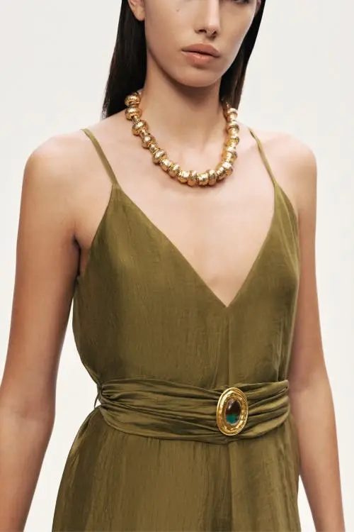 NOCTURNE Strappy Wide-leg Jumpsuit