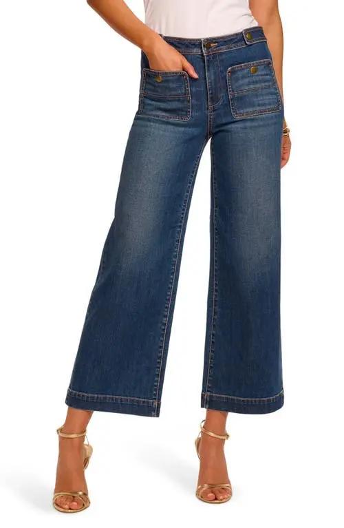 Ramy Brook Gemma Patch Pocket Wide Leg Jeans