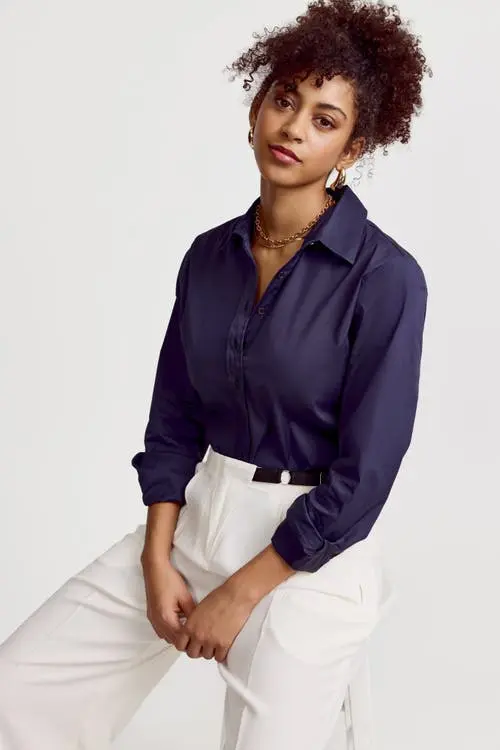 The Shirt By Rochelle Behrens Icon Shirt - Dark Navy