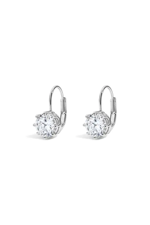 ELECTRIC PICKS Bentley Crystal Earrings - Silver