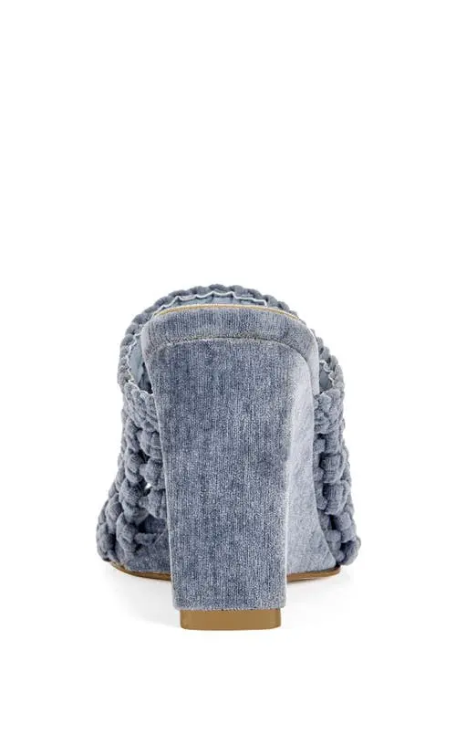 AZALEA WANG Gwendolyn Crochet Wedge Mule