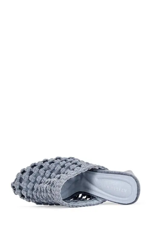 AZALEA WANG Gwendolyn Crochet Wedge Mule