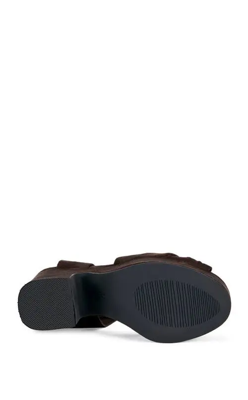 AZALEA WANG Saki Block Heel Sandals