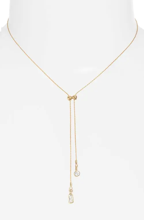 SET & STONES Zoey Cubic Zirconia Lariat Necklace