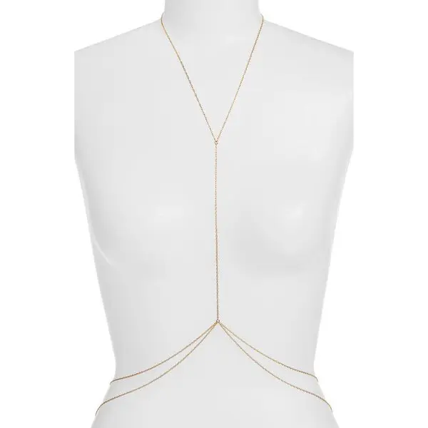 SET & STONES Zeppelin Body Chain - Gold