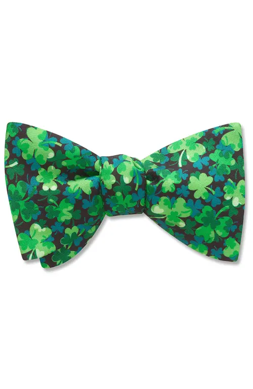 BEAU TIES OF VERMONT Trefoil Bow Tie - Standard Pre-tied
