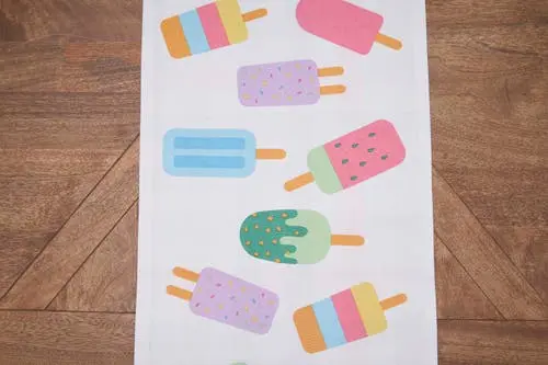 C&F HOME Popsicle Summer Reversible Graphic Print Machine Washable Table Runner 14" X 72