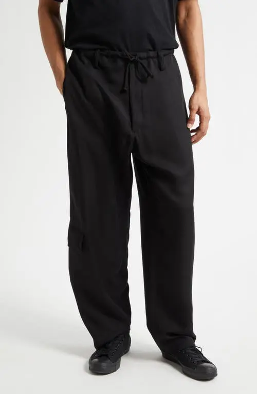 Yohji Yamamoto Drawstring Waist Cargo Pants