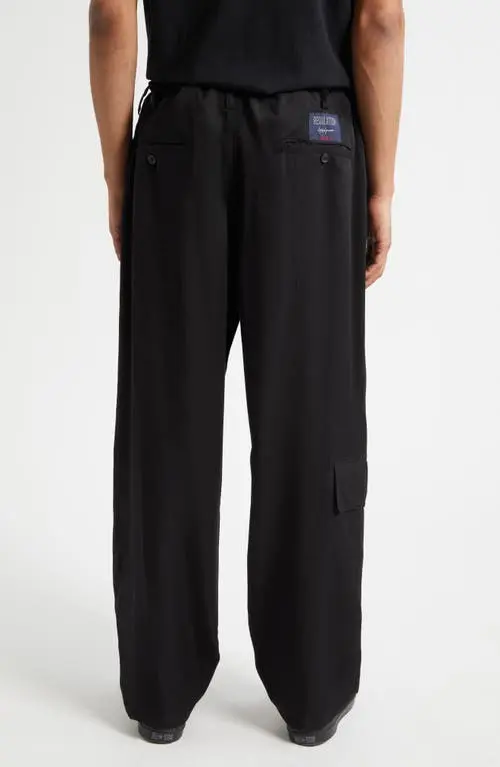 Yohji Yamamoto Drawstring Waist Cargo Pants