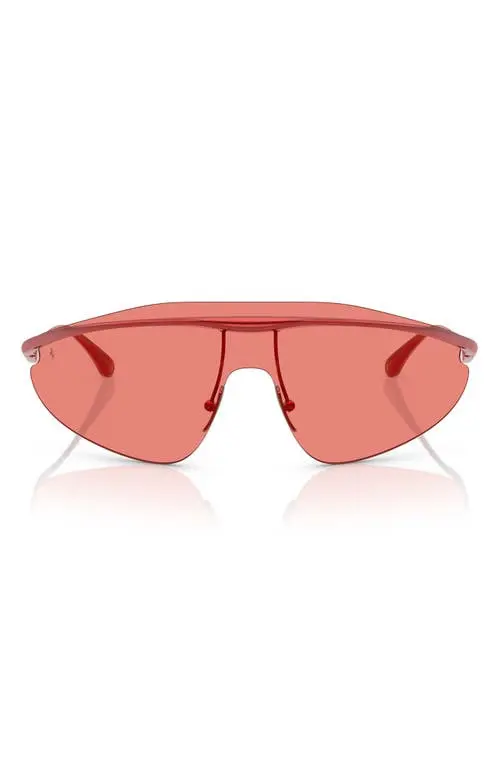 JIMMY CHOO X Ferrari 140mm Wraparound Sunglasses - Red/red