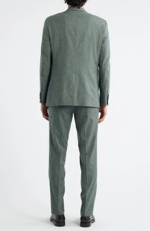 ALLSAINTS Ross Slim Fit Cotton Blend Suit - Olive