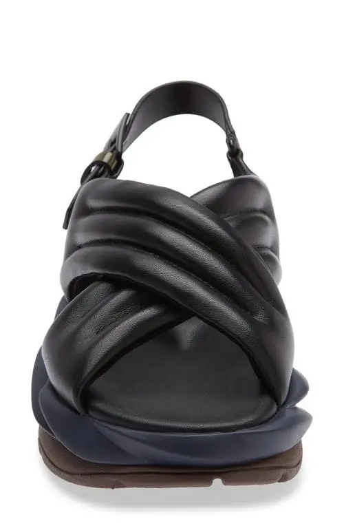 4CCCCEES Platform Slingback Sandals - Black