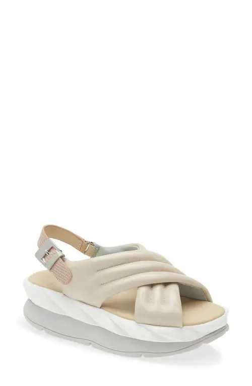 4CCCCEES Platform Slingback Sandals - Cream