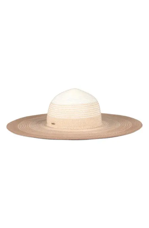 Eugenia Kim Bunny Ombré Sun Hat - Ivory/natural/camel