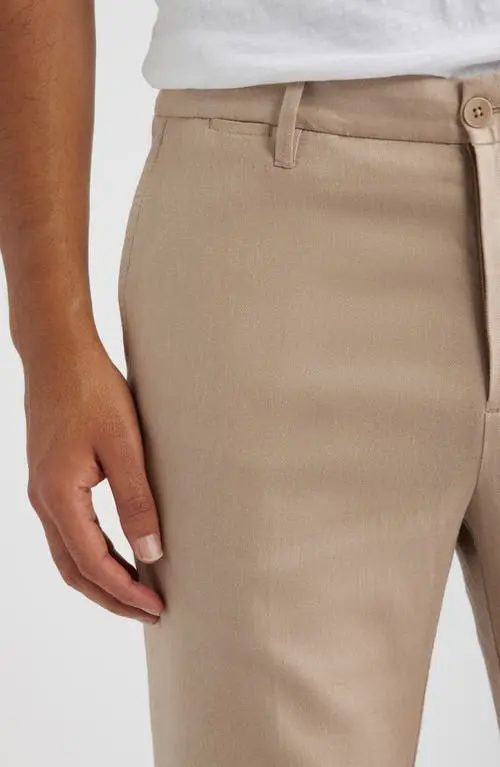 Bugatchi Aerolinen Linen Blend Chinos - Desert